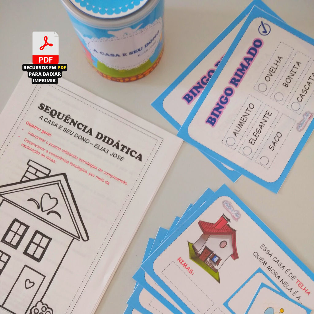 A casa e seu dono sequência didática – Recursos Pedagogicos- Andréia Costa