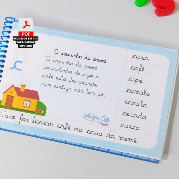 Caderno de leitura – Recursos Pedagogicos- Andréia Costa