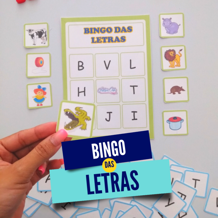 Bingo das letras – Recursos Pedagogicos- Andréia Costa