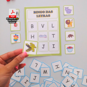 Bingo das letras – Recursos Pedagogicos- Andréia Costa