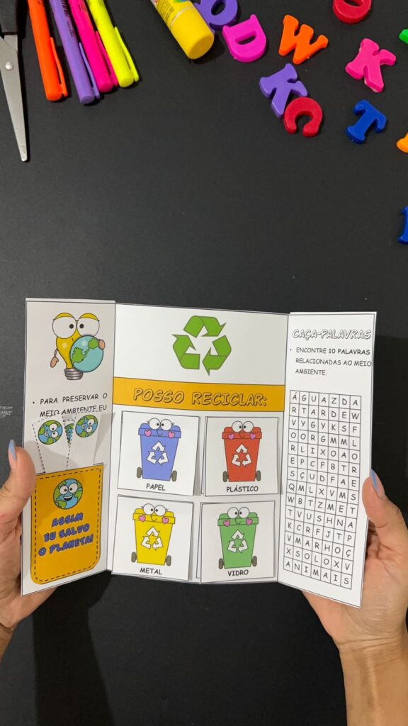 Lapbook – Meio ambiente – Recursos Pedagogicos- Andréia Costa