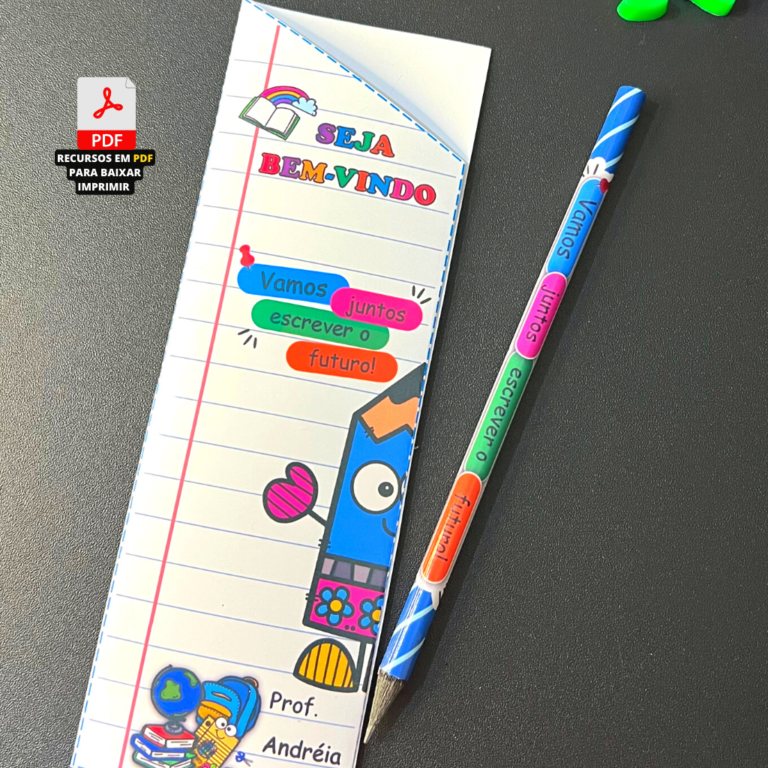 Tag para lápis – Lembrancinha volta às Aulas – Recursos Pedagogicos ...